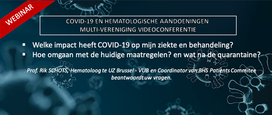 Lymfomen - Webinar: Covid-19 en hematologische aandoeningen | Medipedia